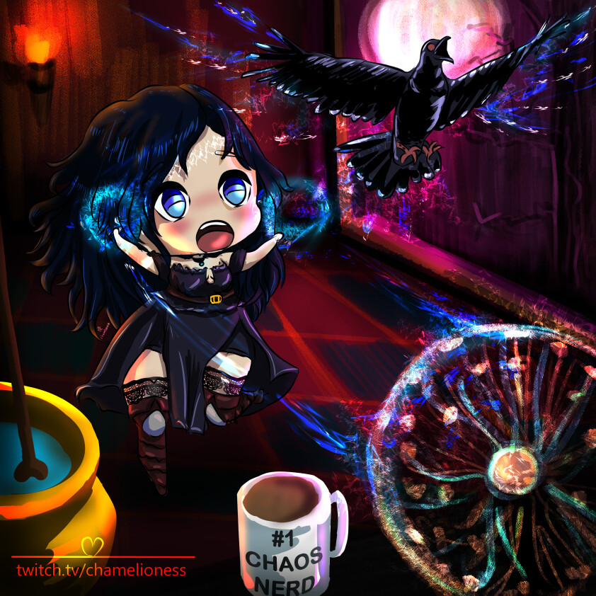 ArtStation - Chibi Yennefer of Vengerberg from The Witcher Series