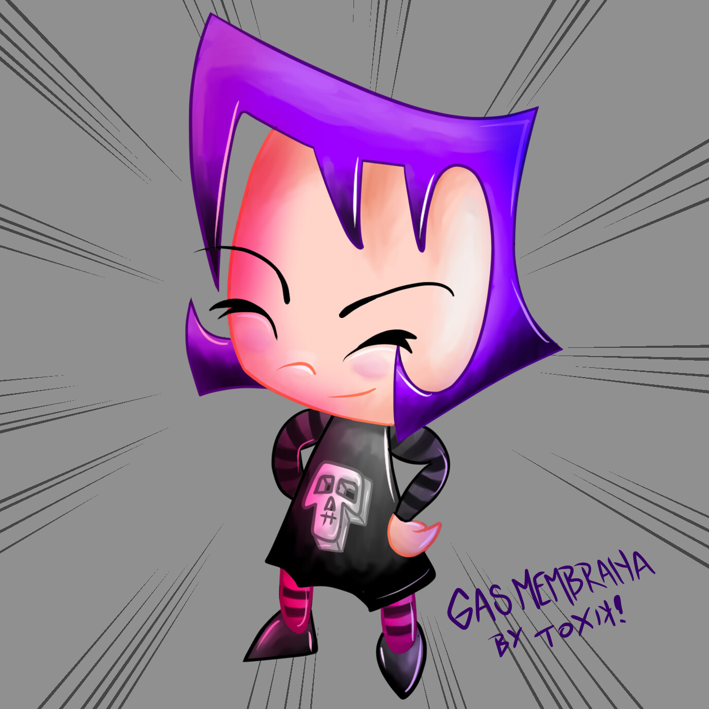 ArtStation - Gas Membrana - Invader Zim - FanArt