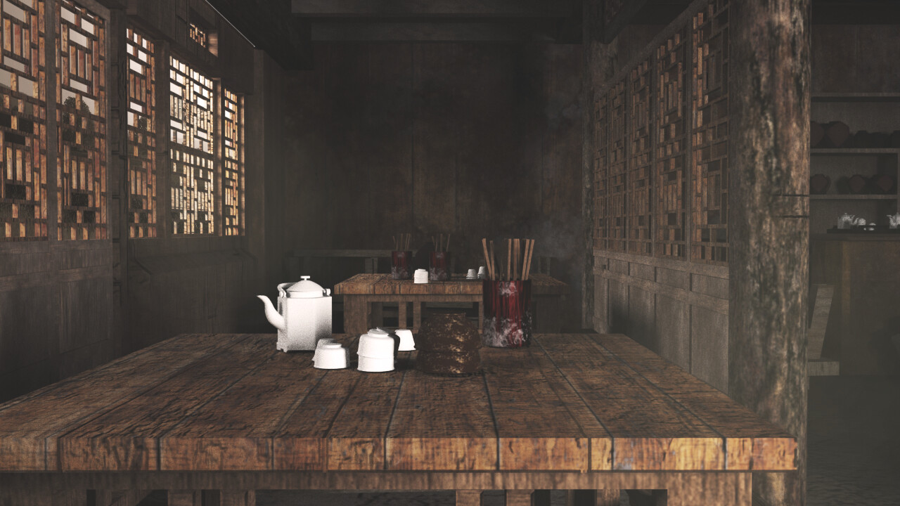 Shernne Lee - Ancient Chinese Tavern - 3D Environment