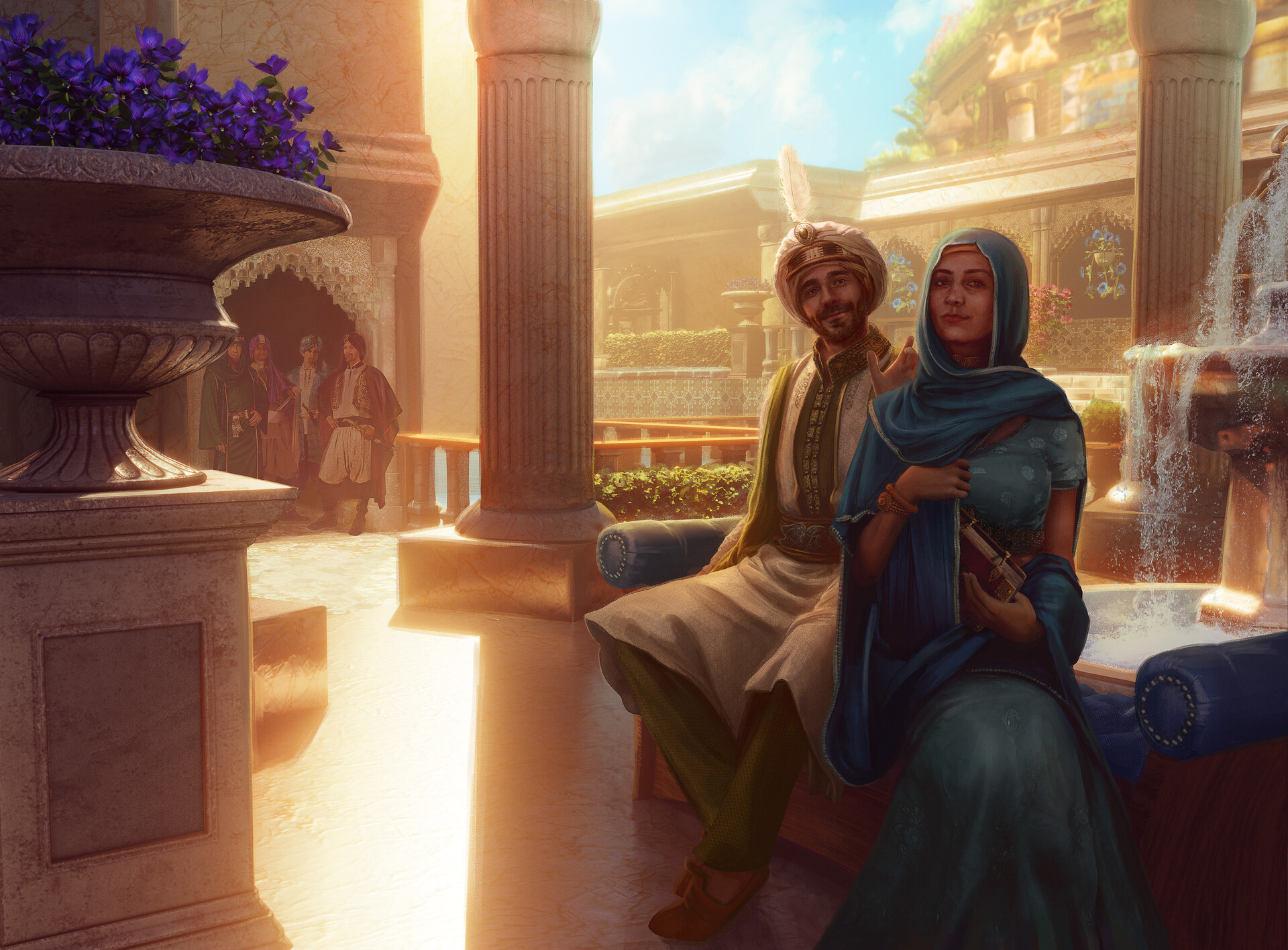 ArtStation - One Thousand And One Days - Book Cover