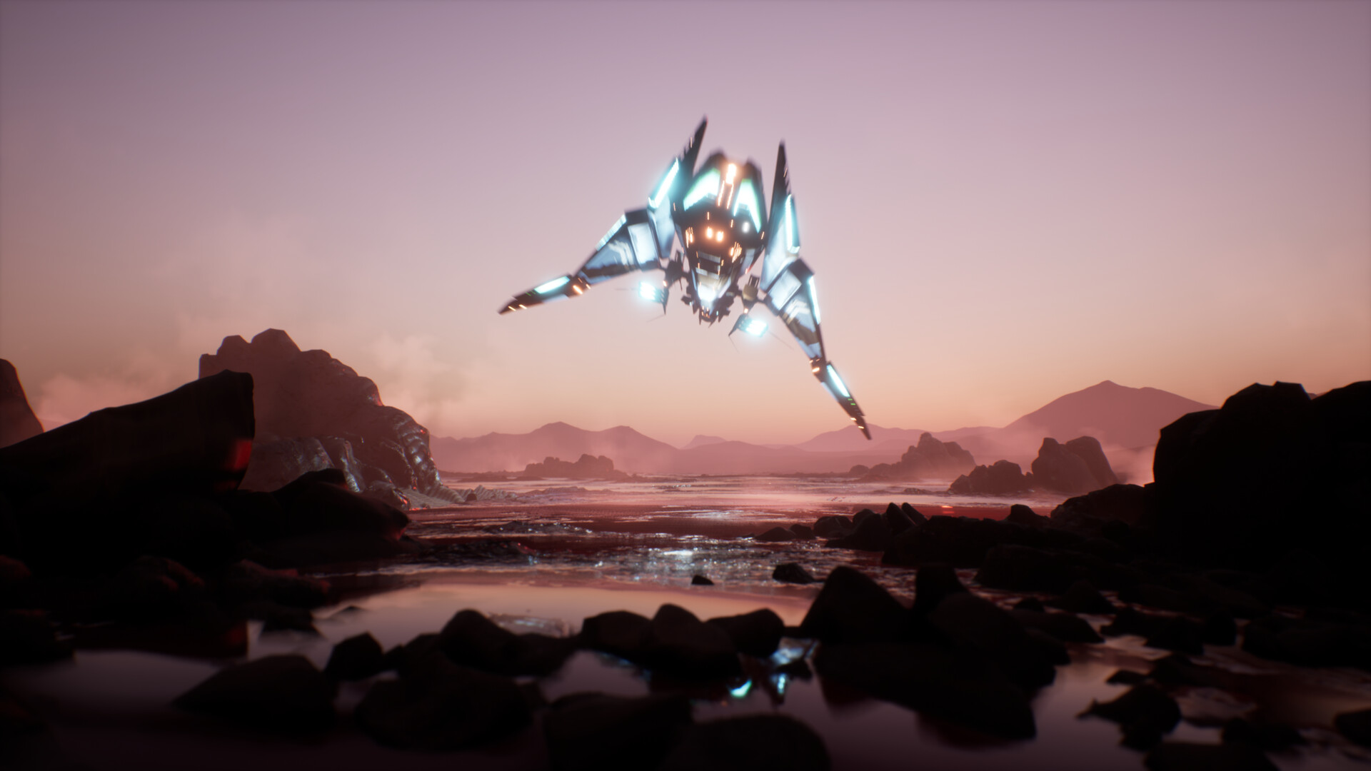 ArtStation - Red Planet (en route to Base B) - Unreal Engine 4.25