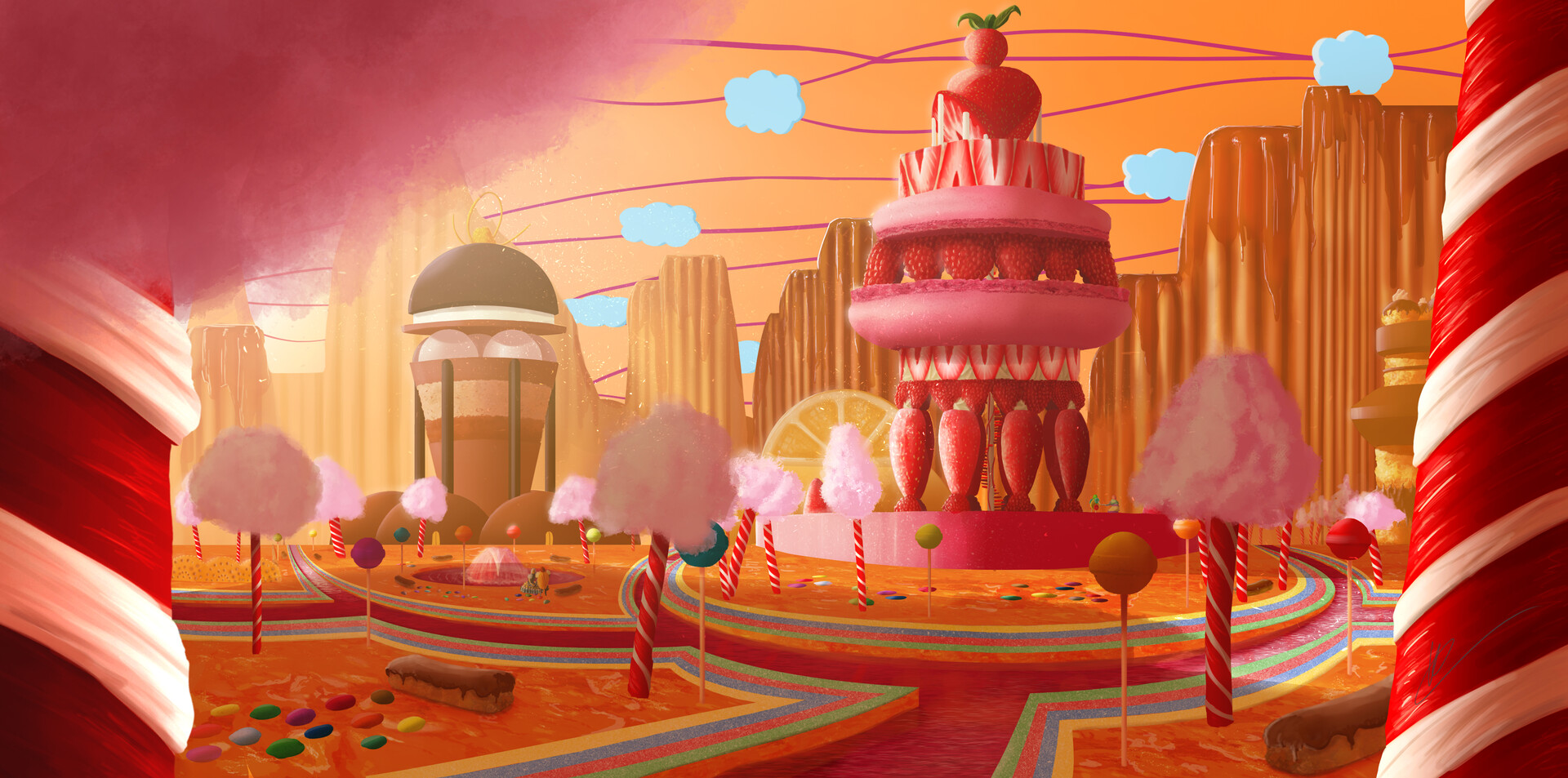 ArtStation - Sugar world