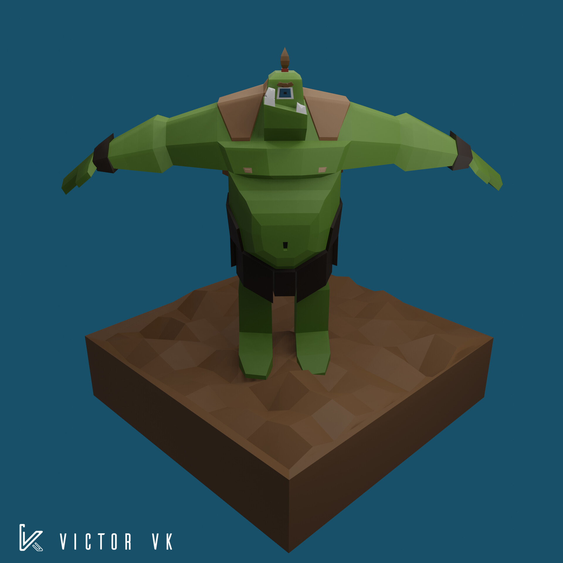 ArtStation - Orc Monster in T Pose