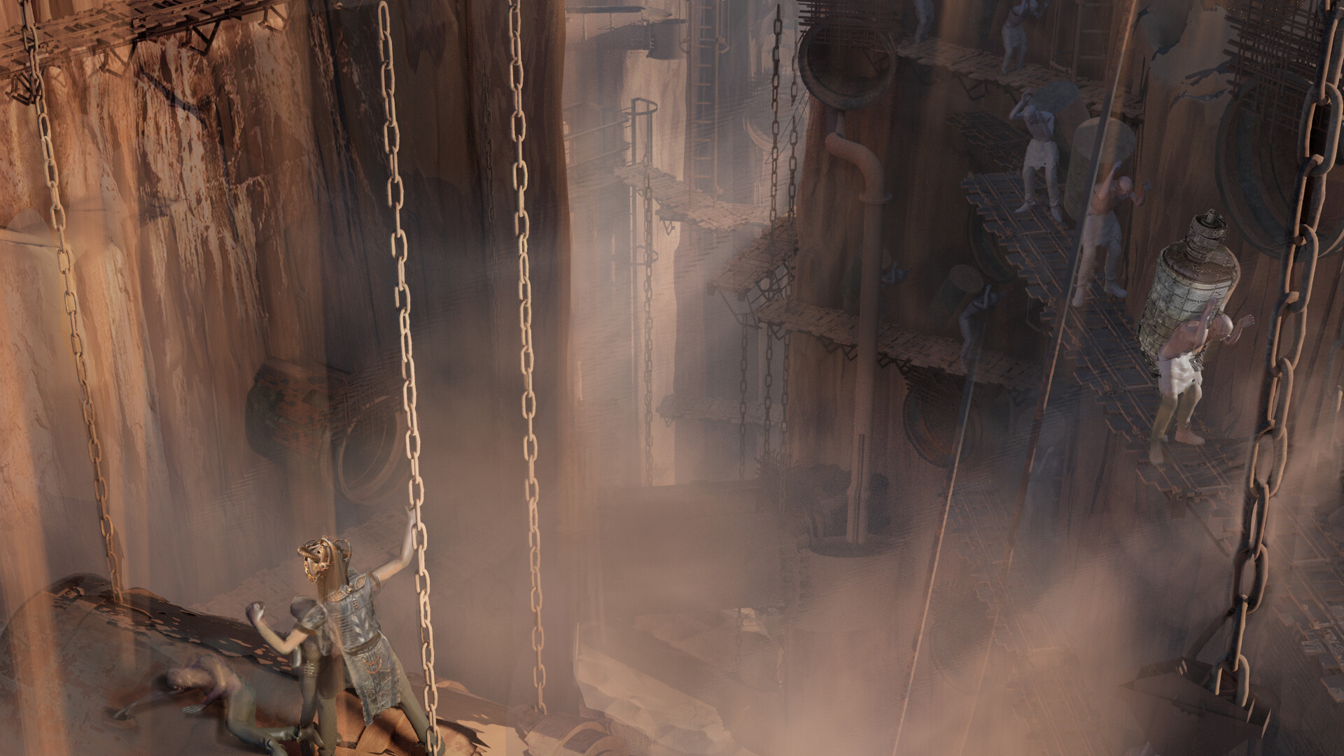 ArtStation - desert well