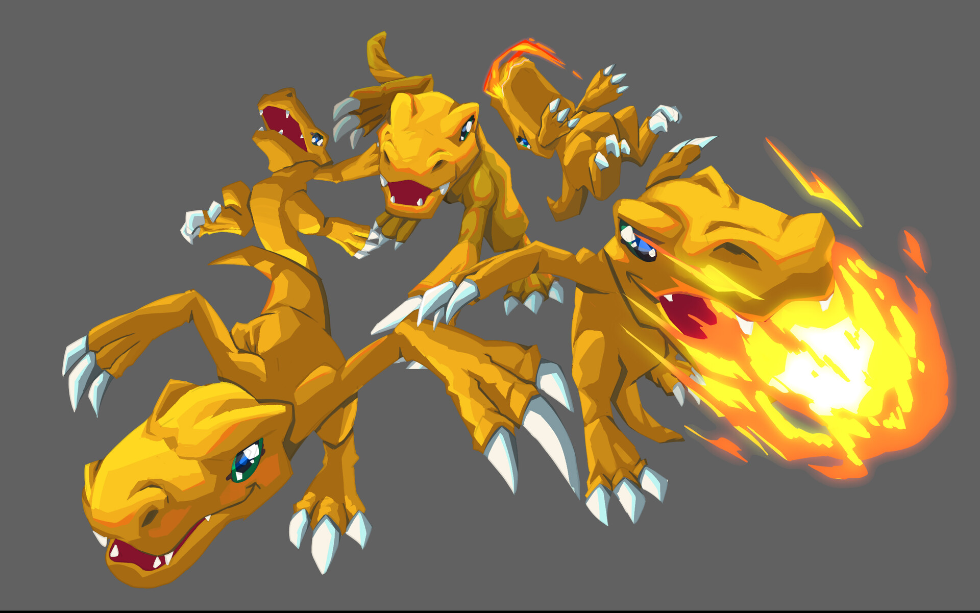 ArtStation - Agumon Fanart