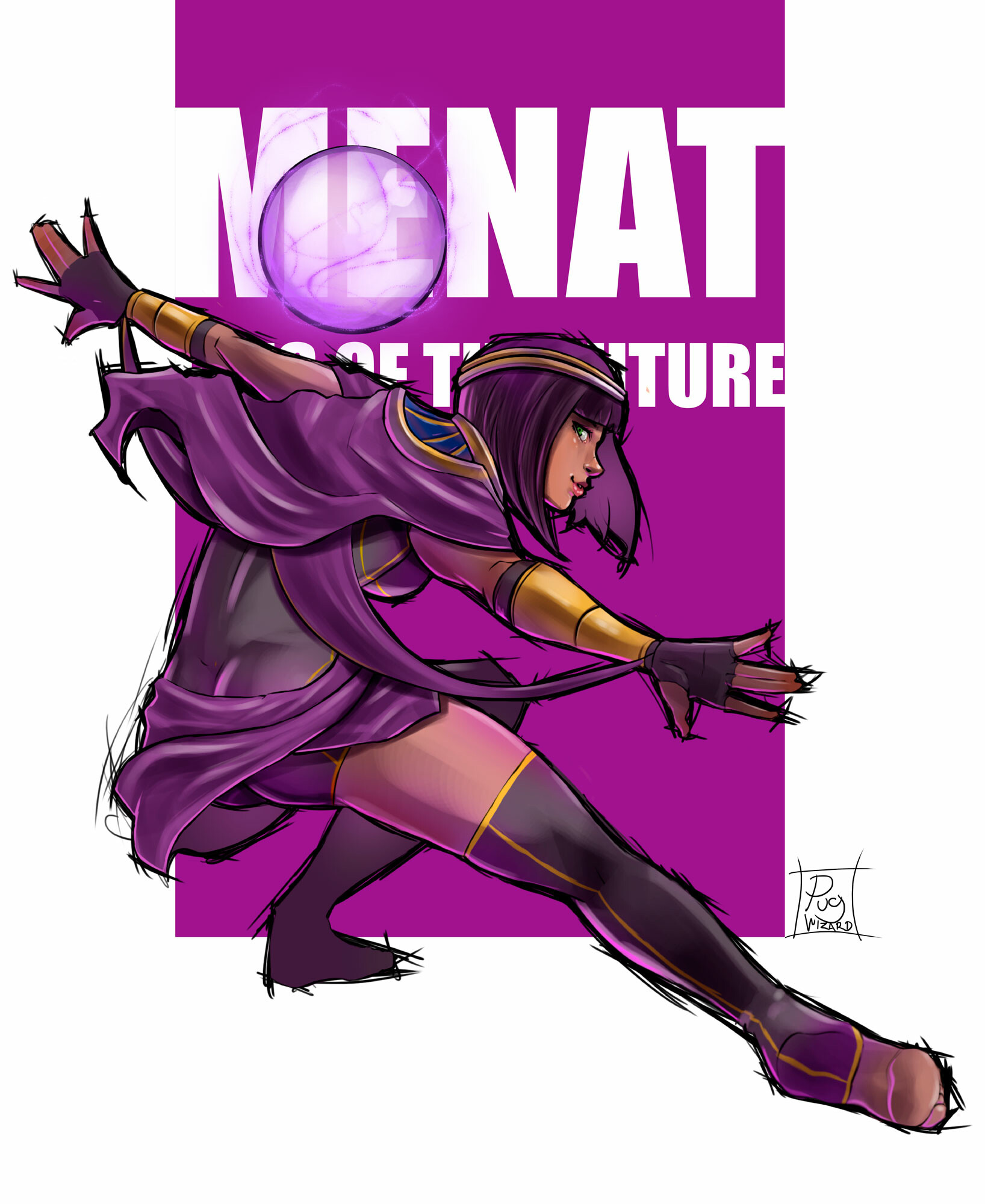 ArtStation - Menat(street Fighter)