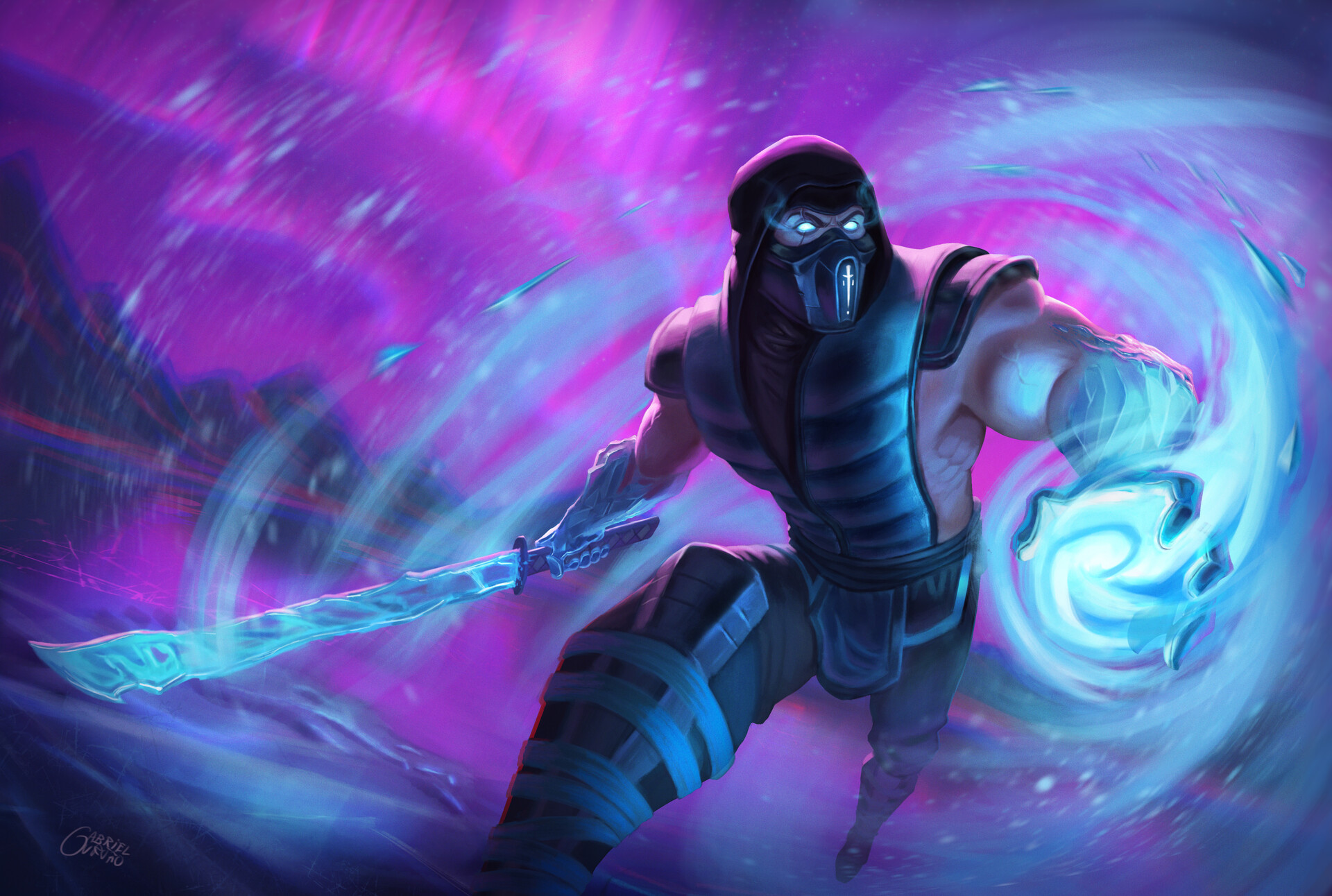 ArtStation - Sub-Zero Splash Art