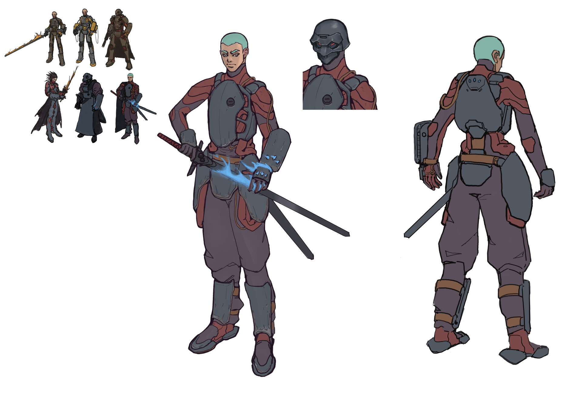 ArtStation - Dark Fire Knight