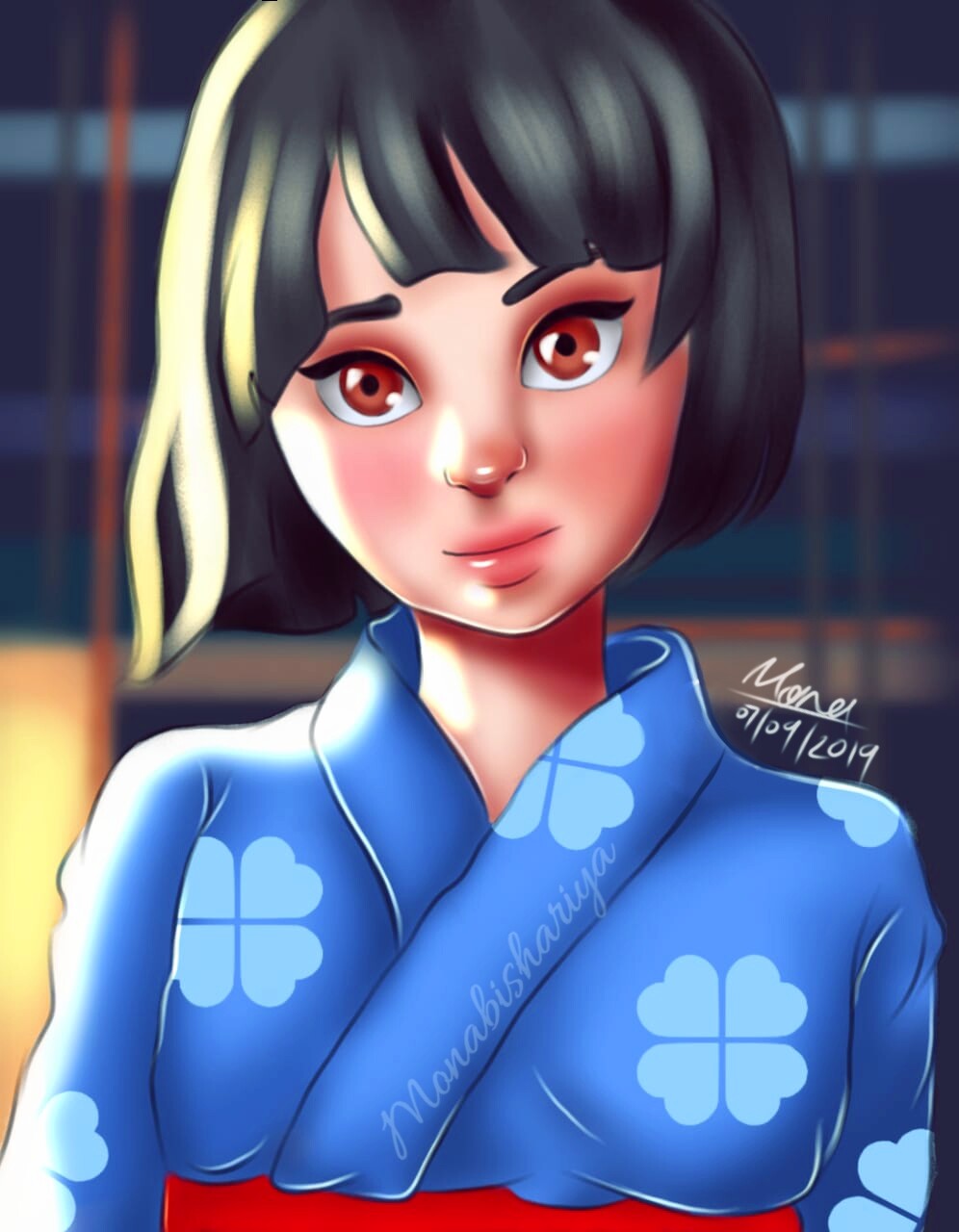 ArtStation - youre name mitsuha fanart