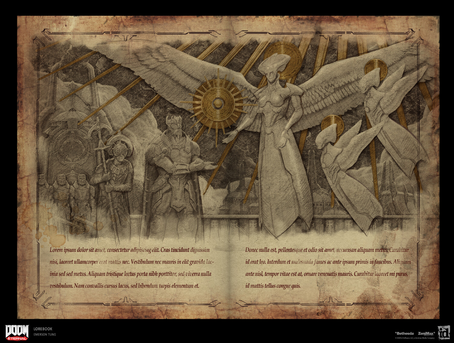 Emerson Tung - DOOM Eternal - Collector's Edition Lorebook