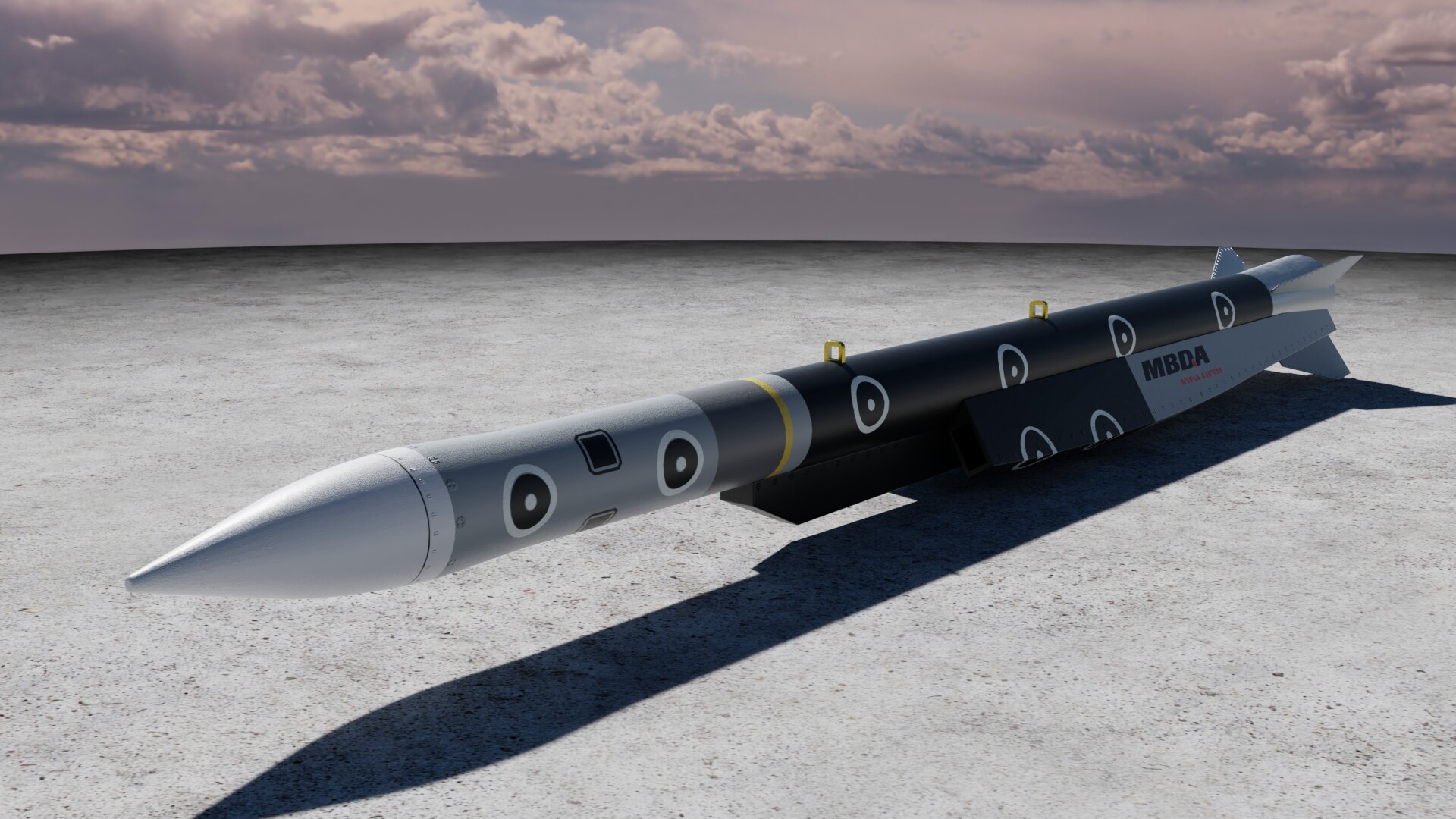 Professor Of How - Rafale's Meteor Missile 3D Model + 4k Textures