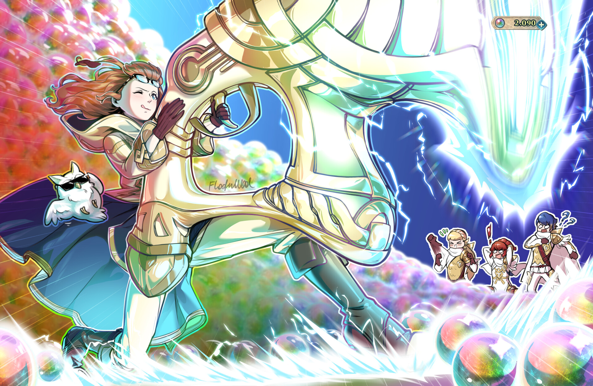 ArtStation - Fire Emblem Heroes: Summoner illustration