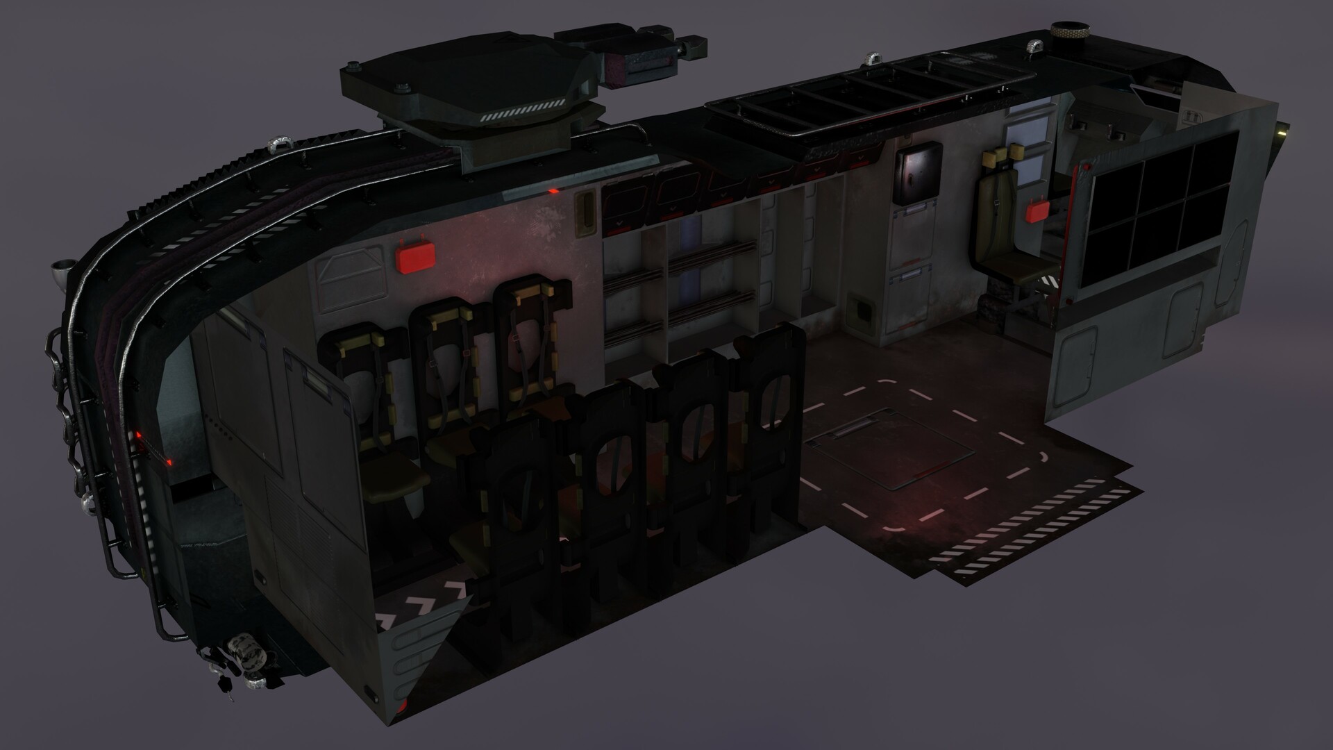 Marcin Kowalski - APC M757 - "City" version of Alien Colonial Marine M577