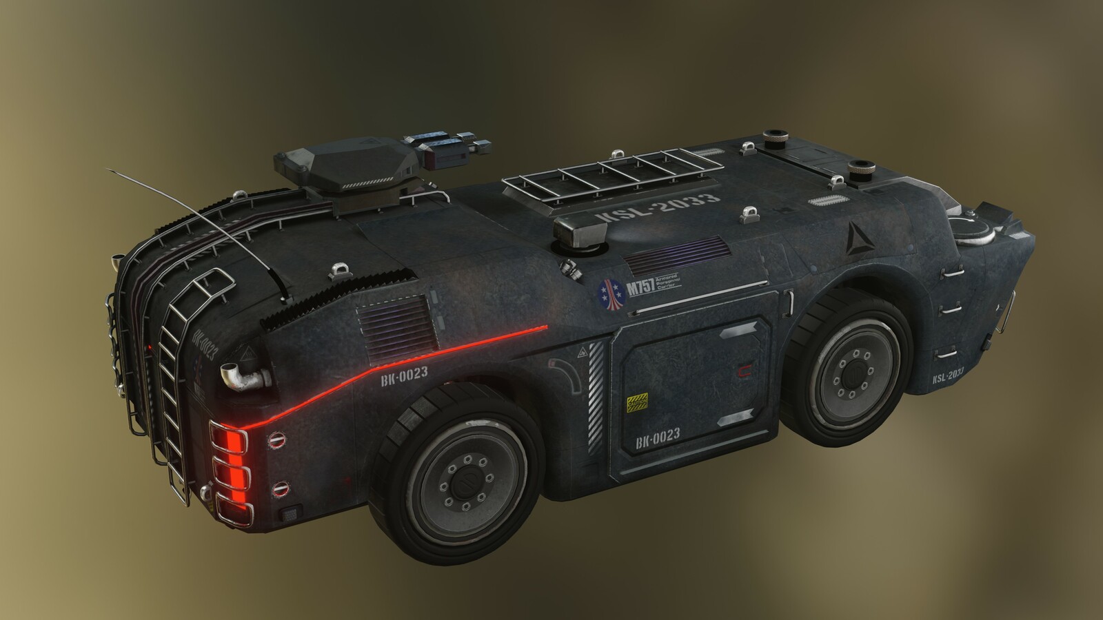 Marcin Kowalski - APC M757 - "City" version of Alien Colonial Marine M577