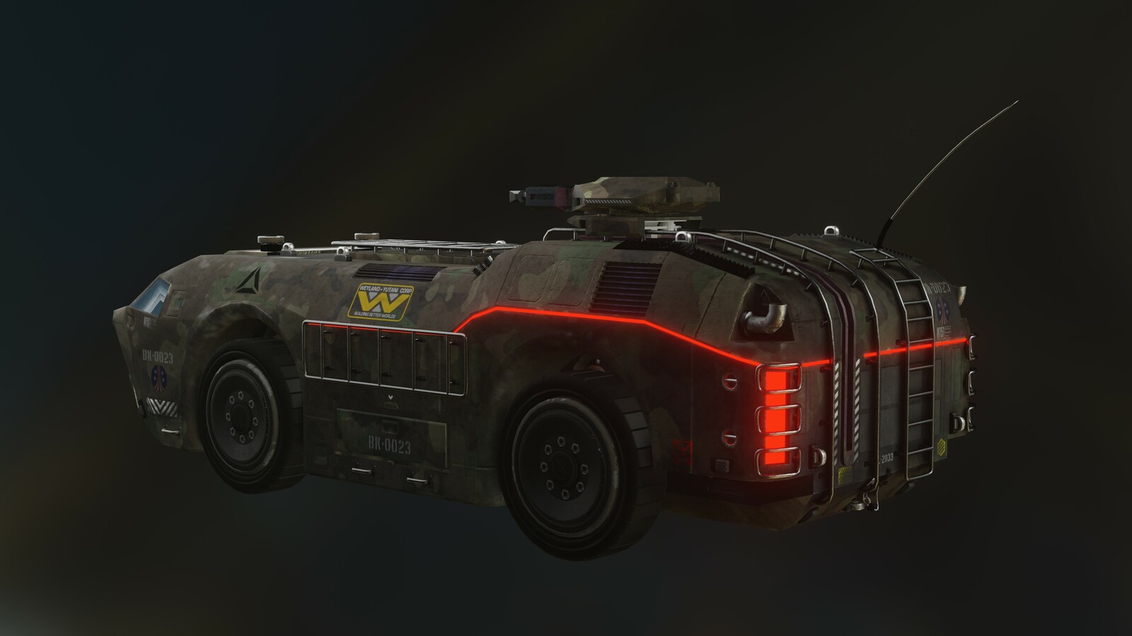 Marcin Kowalski - APC M757 - "City" version of Alien Colonial Marine M577