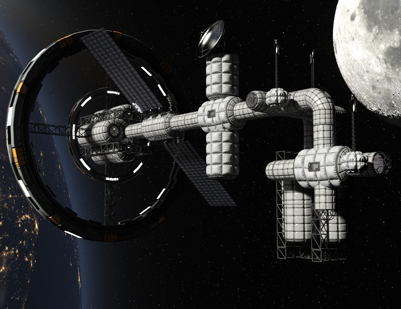 Midnight Stories - Space Hab External