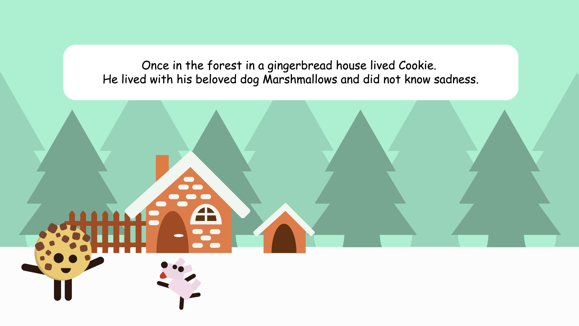ArtStation - Game "Cookie Adventure" Intro, Tutorial and Outro