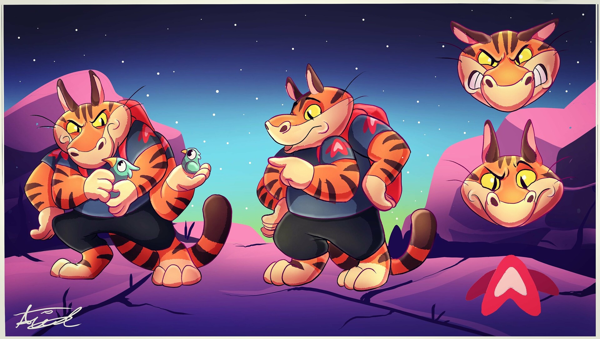 ArtStation - Ranger ref sheet