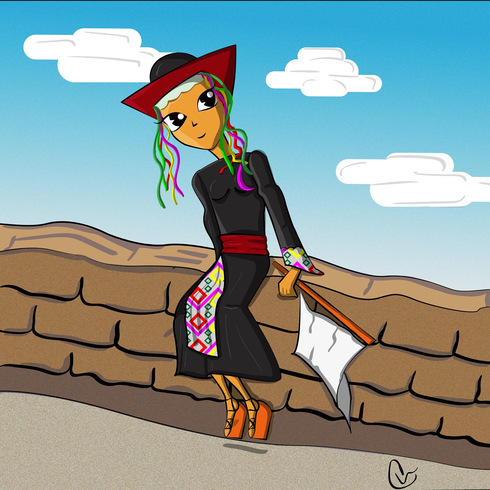 Christian Quisbert - Pujllay Dancer