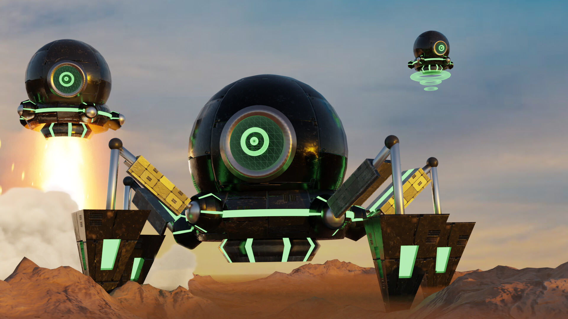 ArtStation - Giant Alien Robots