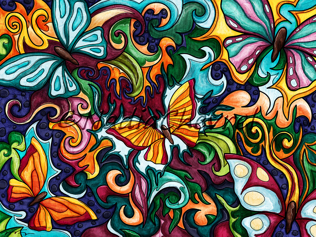 ArtStation - Pop Butterflies