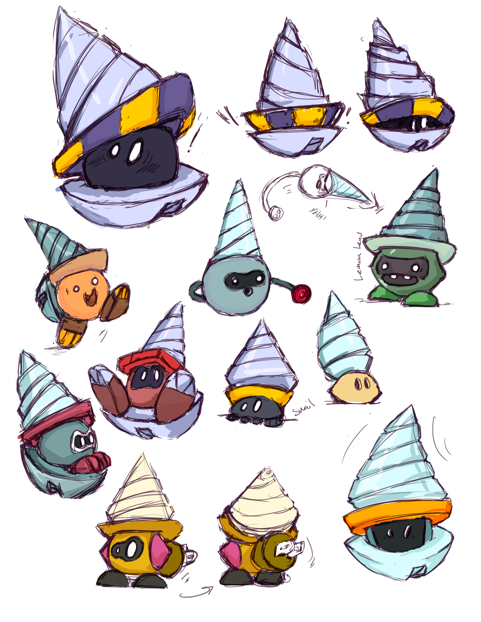 ArtStation - Enemy Character Concepts