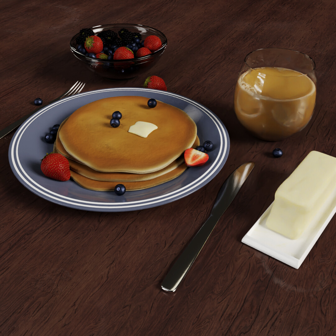 Pancakes With Edible Solar System