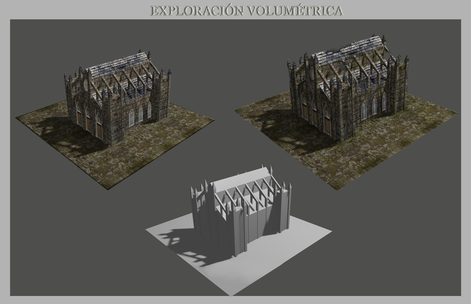 ArtStation - GOTHIC TEMPLE ASSET AND ENVIRONMENT DESIGN