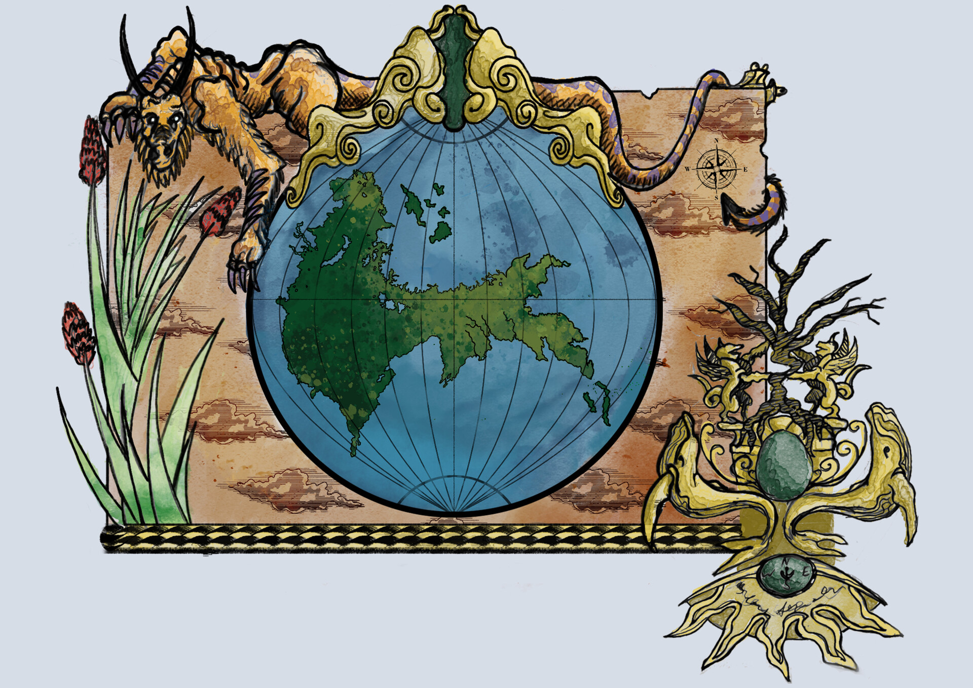 ArtStation - Illustrated Fantasy Maps