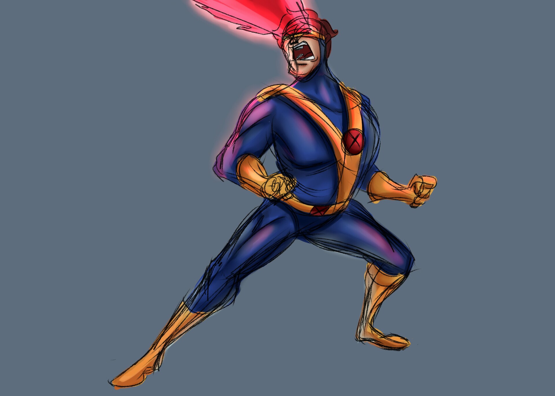 ArtStation - old cyclops sketch drawing 2018