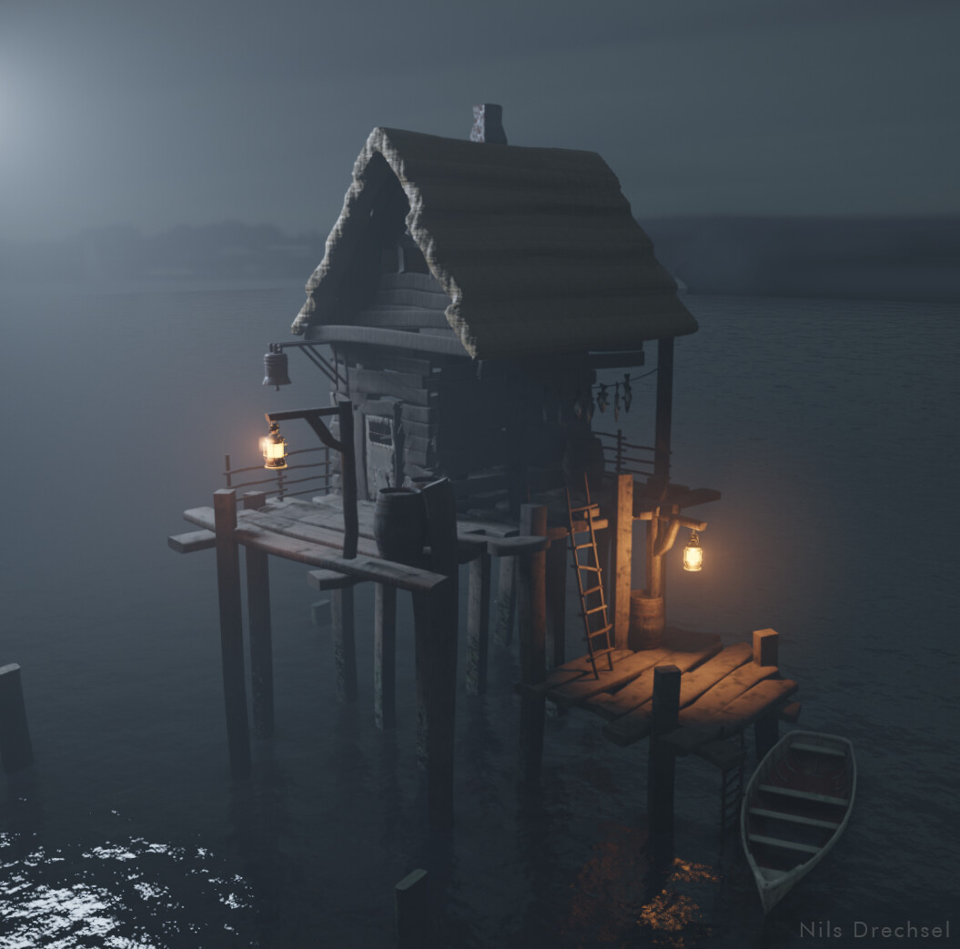 ArtStation - Fisherman's Shack