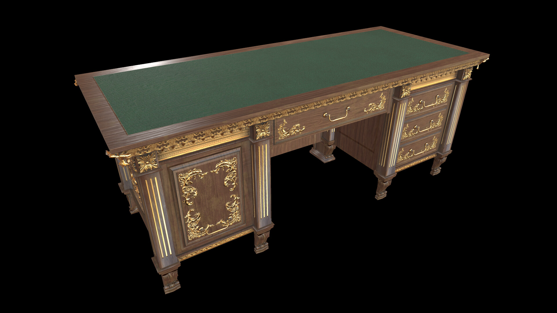ArtStation - Antique Classic Victorian Table