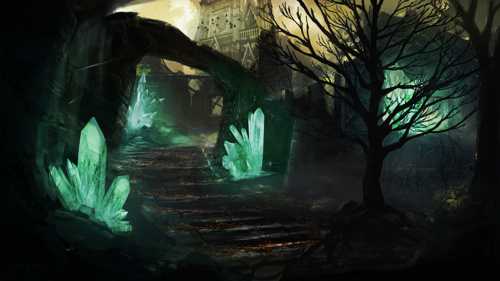 Lucas Guerrini - Starmantle ruins concept (from Dungeons and Dragons ...