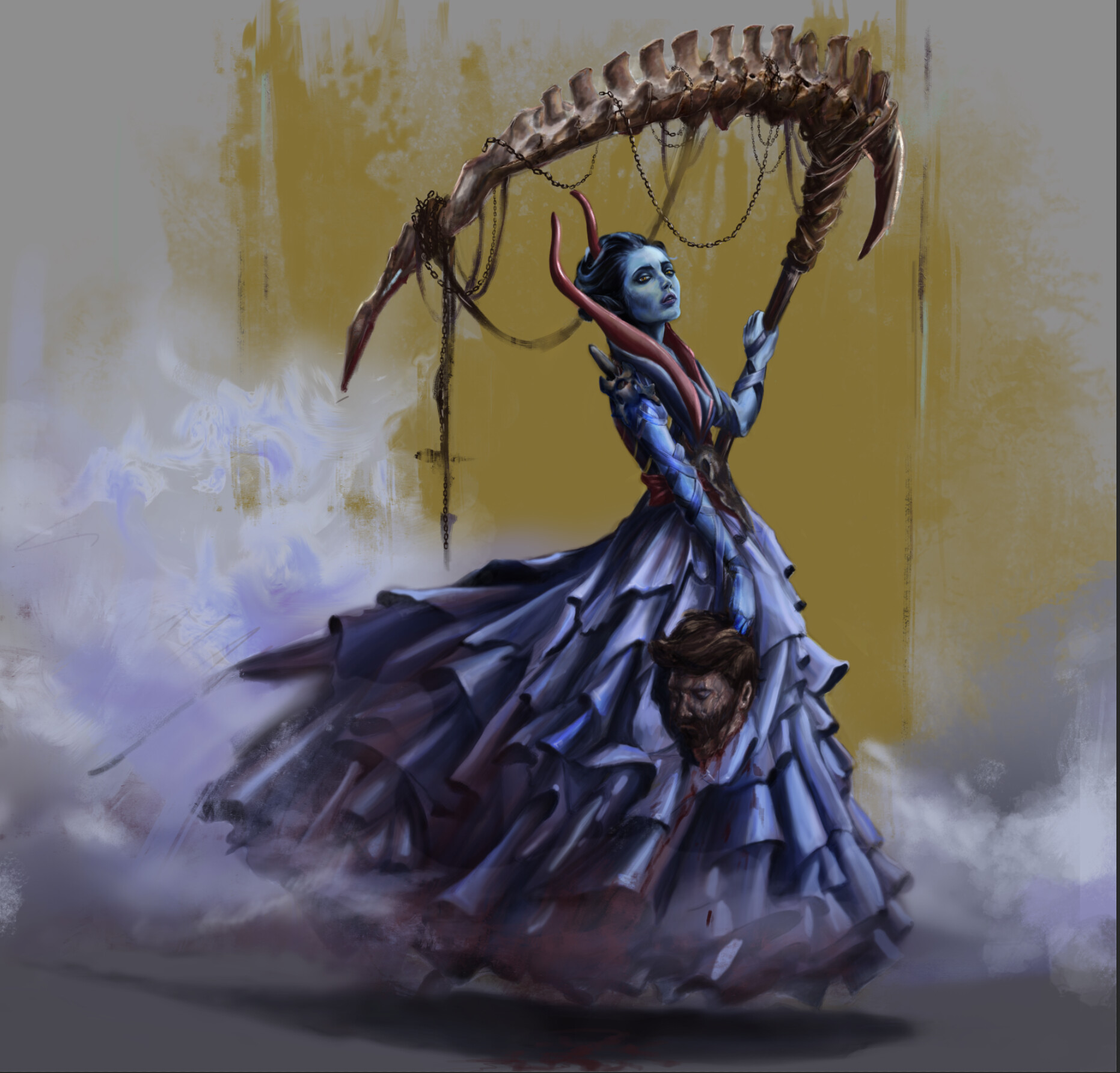 ArtStation - Lady Death With A Sickle