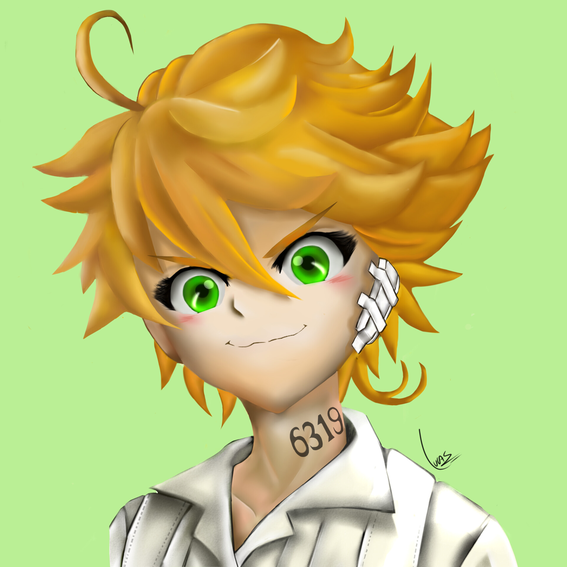 Artstation Emma Yakusoku No Neverland