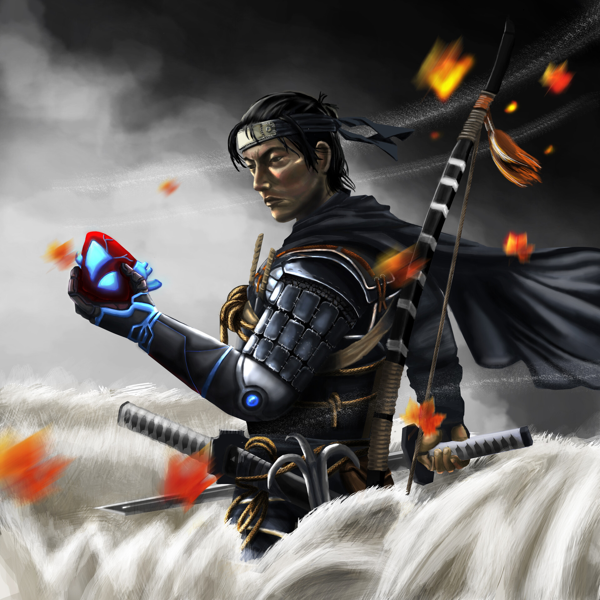 ArtStation - Jin Sakai from "Ghost of Tsushima"