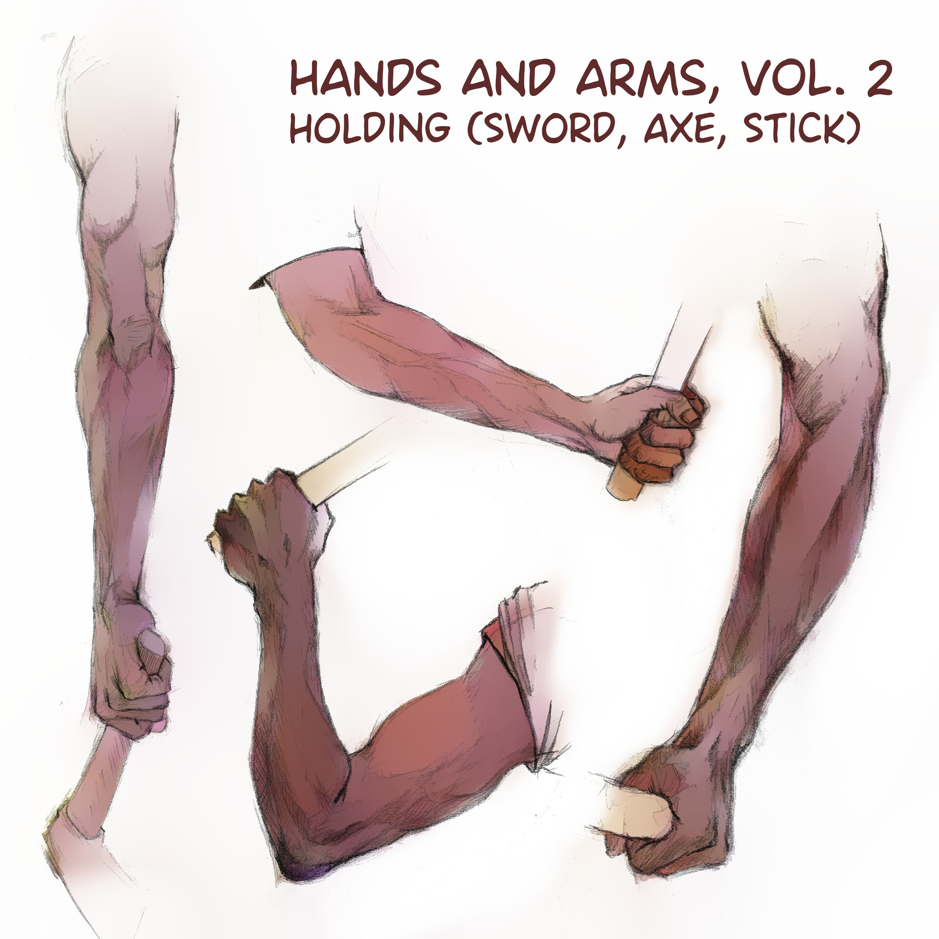 arm holding sword reference
