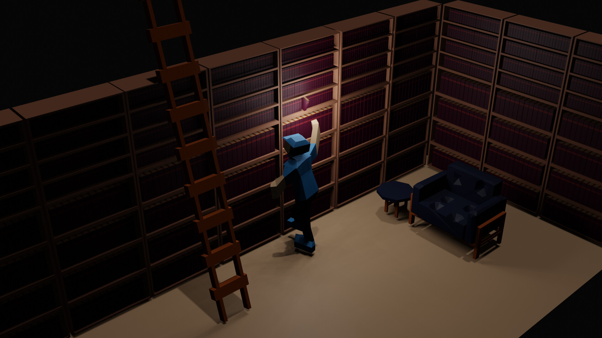 ArtStation - library room