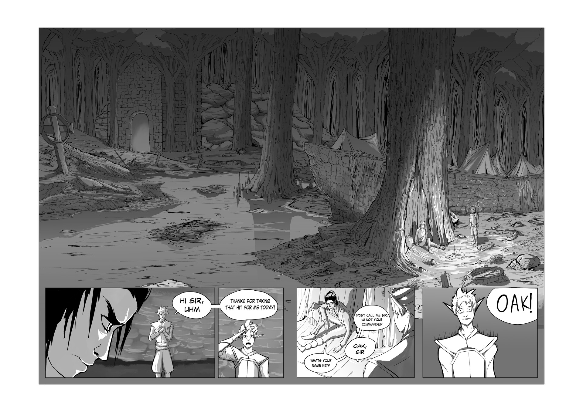ArtStation - Comic Page Spread