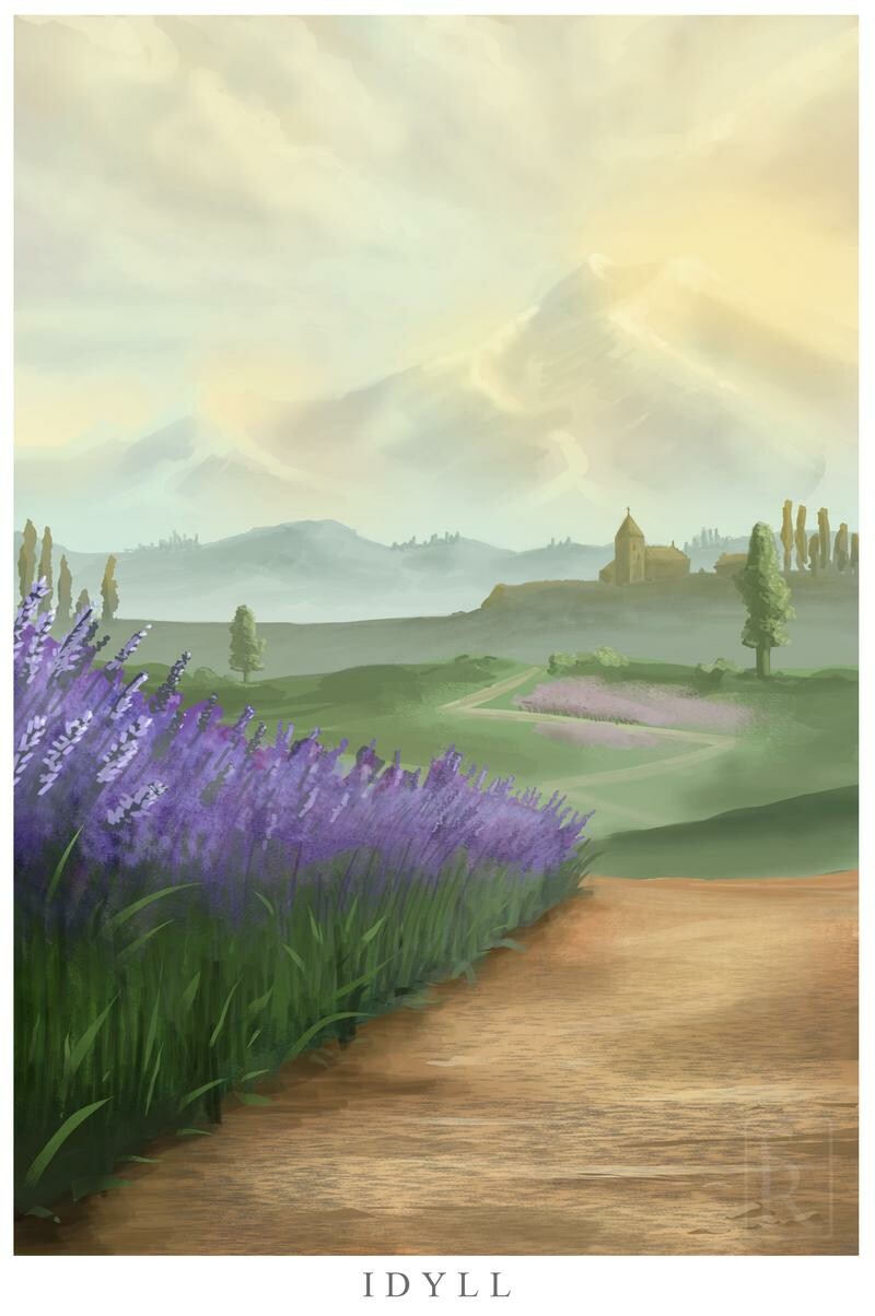 ArtStation - Lavender Field