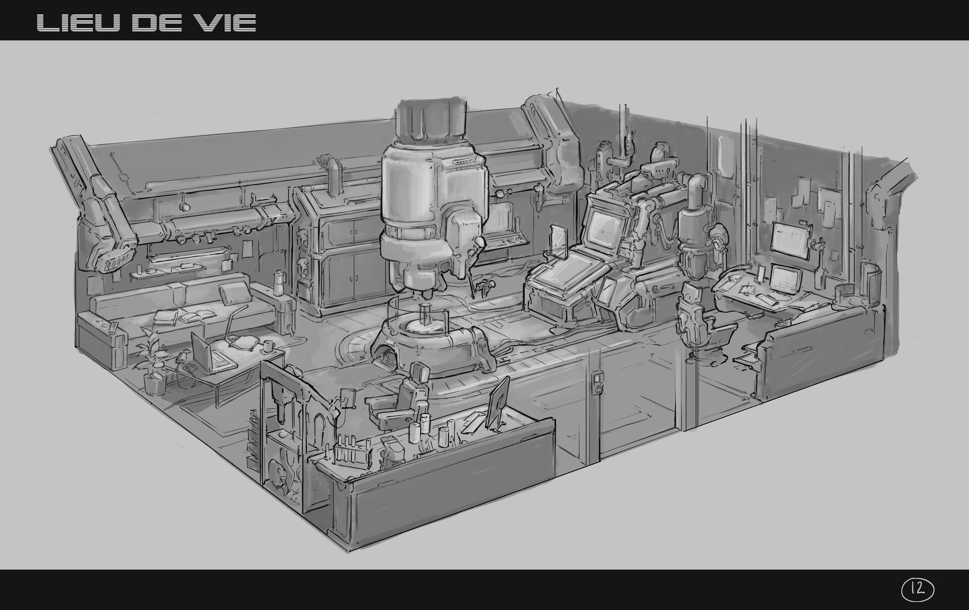 ArtStation - Space Ship Laboratory