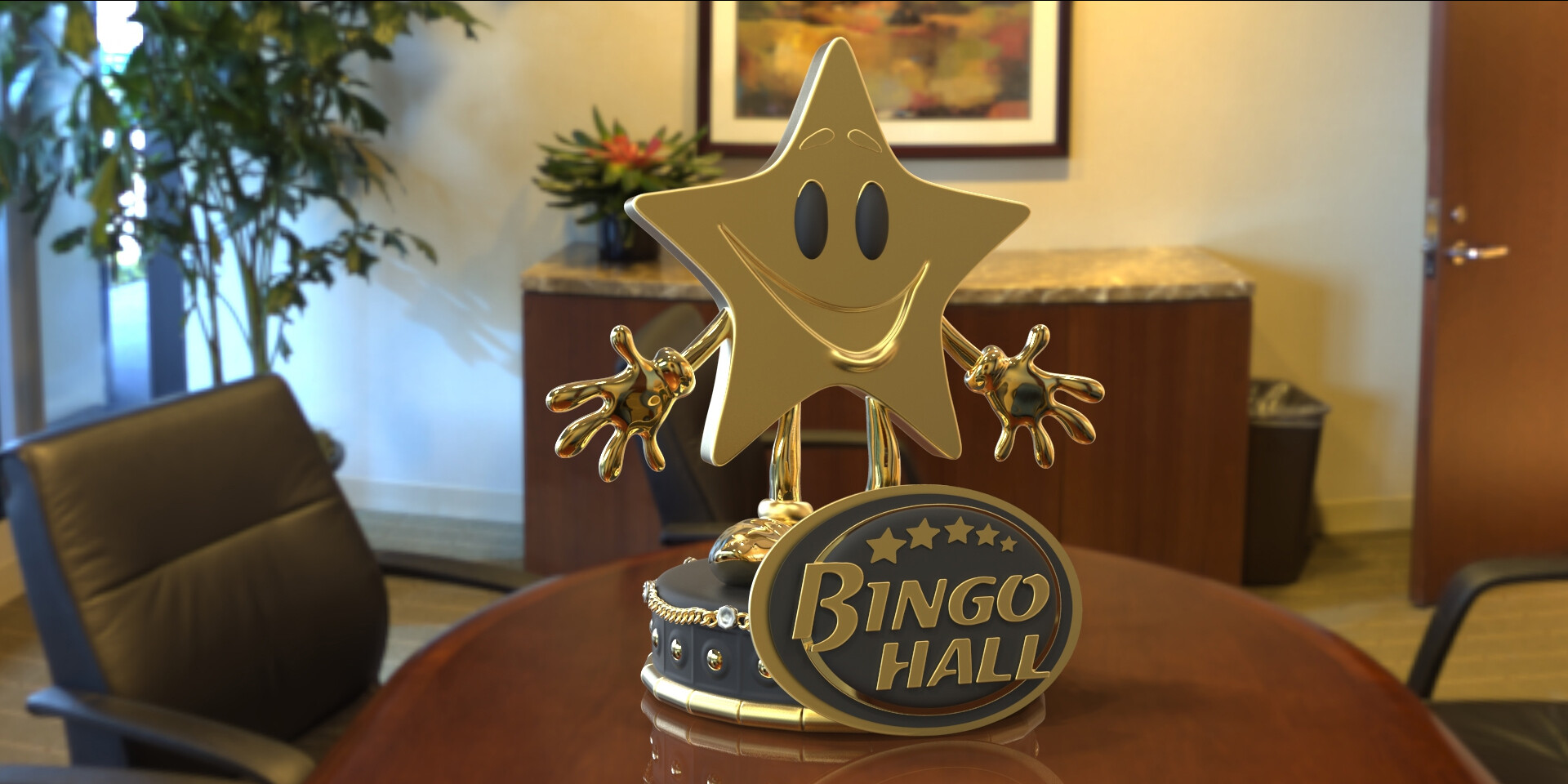 ArtStation - Bingo Hall (older work Zbrush Keyshot)
