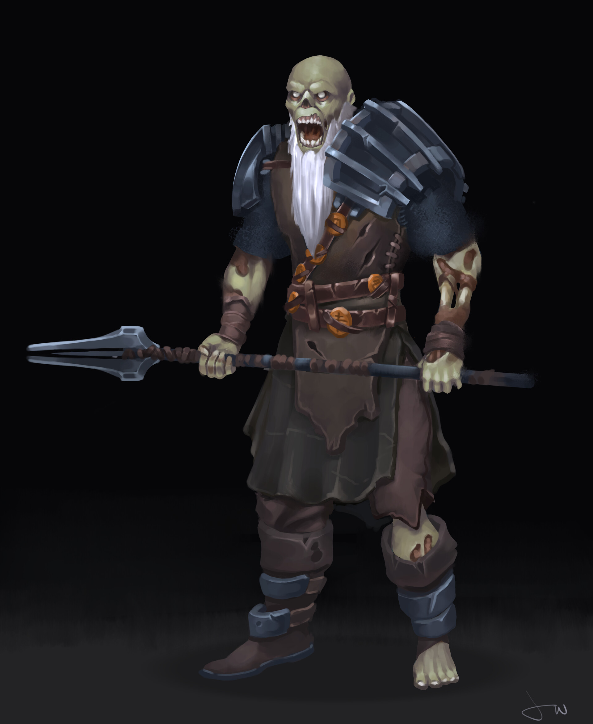 ArtStation - Undead NPC Concept