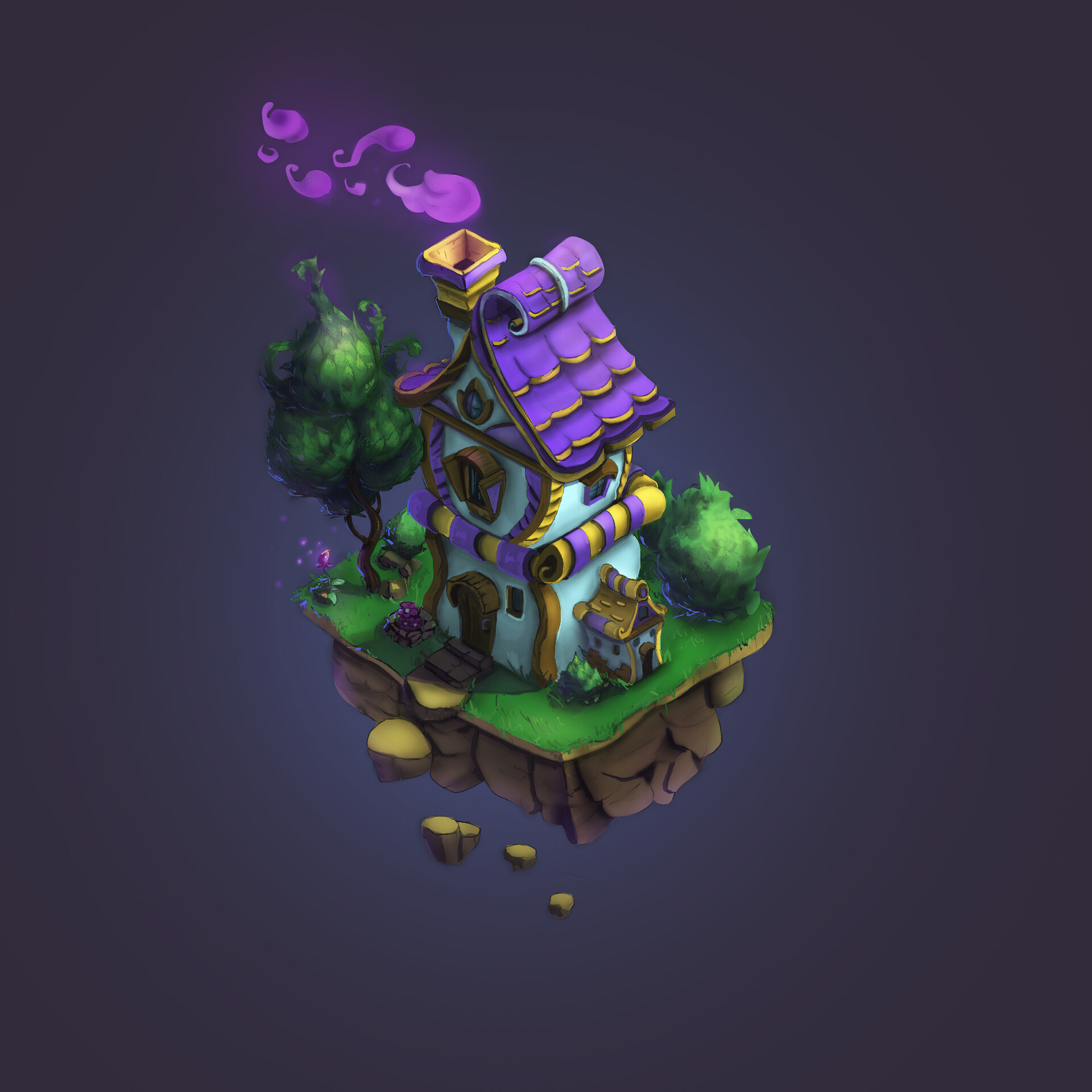 ArtStation - Magic house 2d