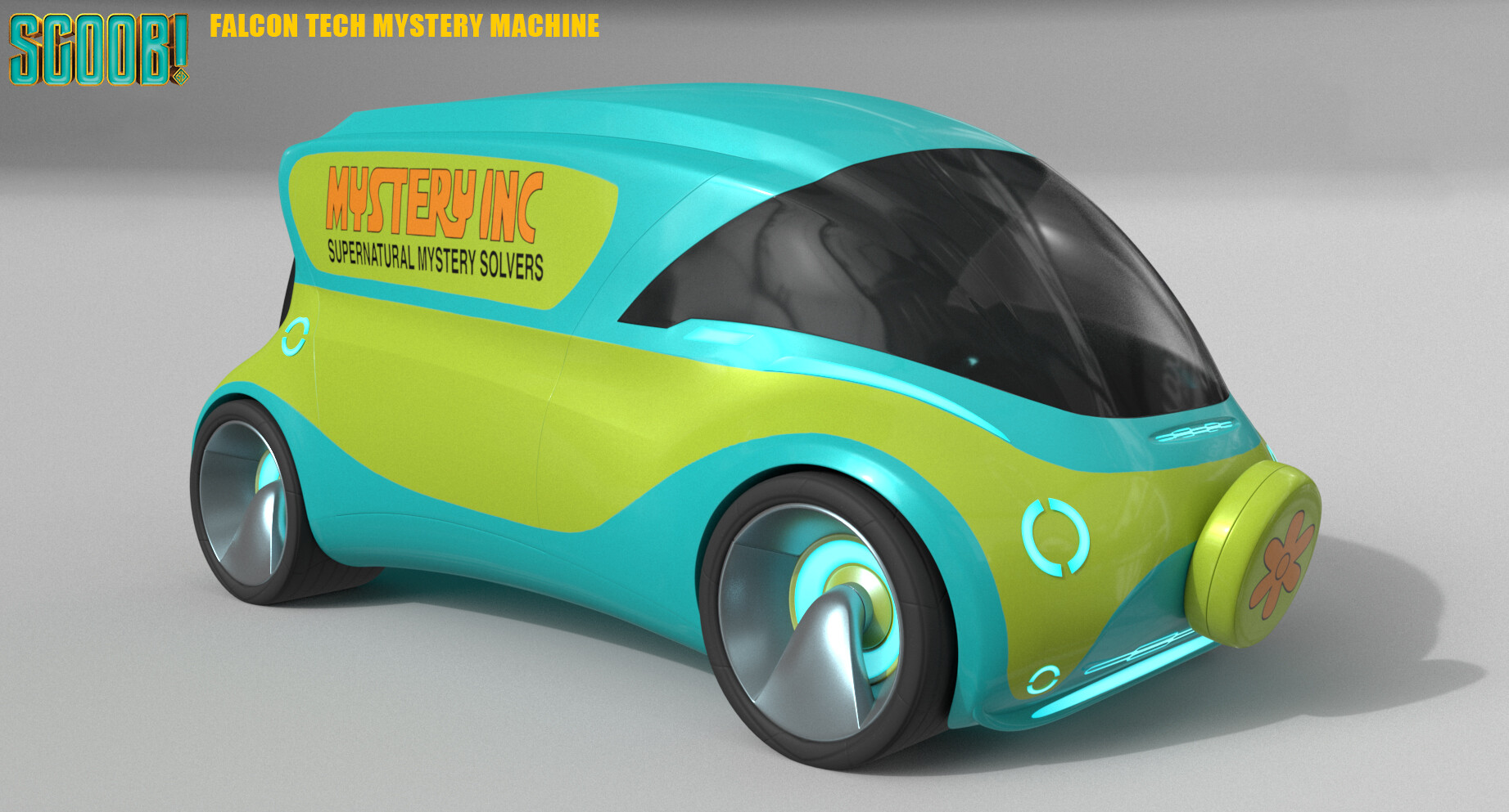 Kevin Taylor 3D Artist - Scoob! Falcon Tech Mystery Machine