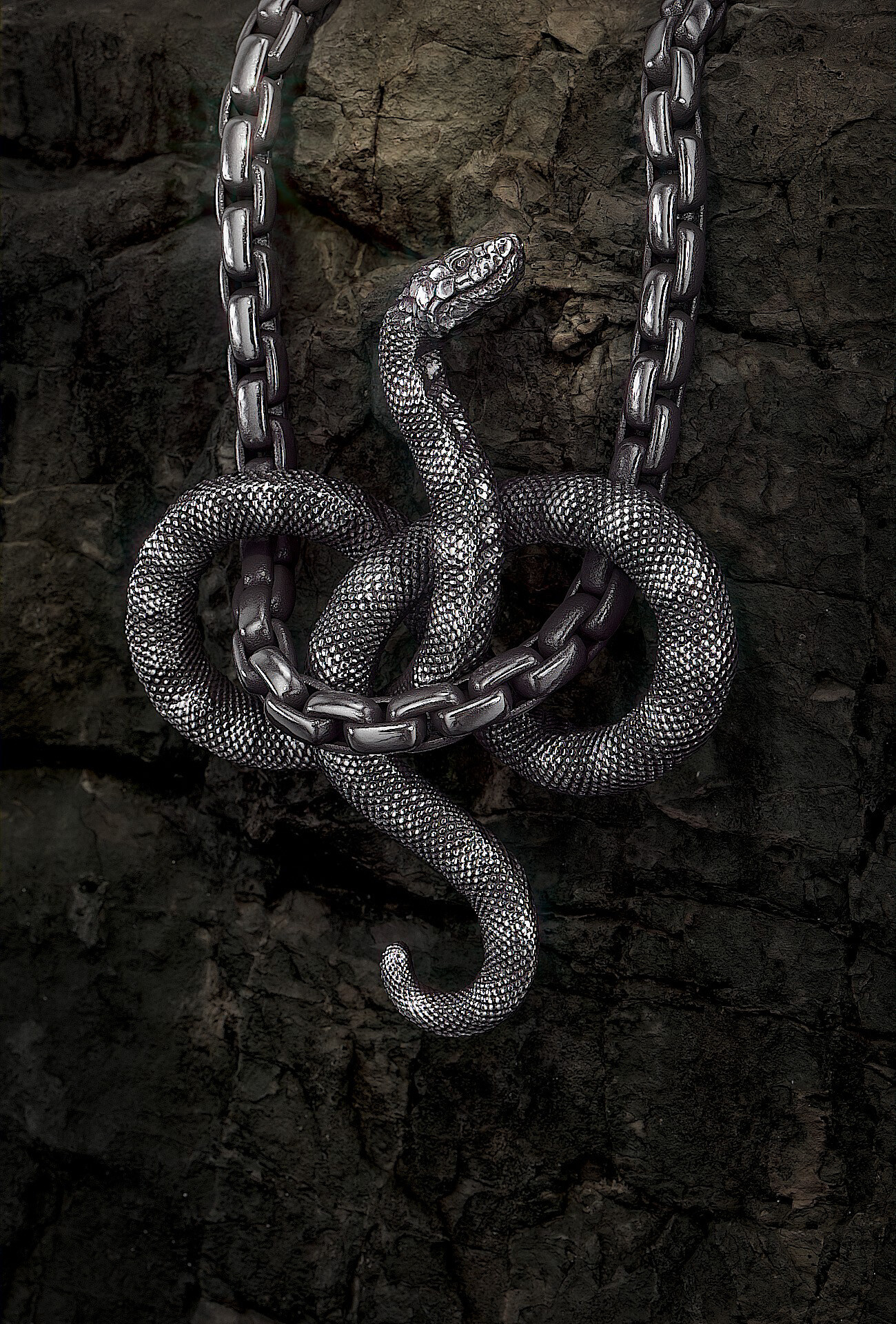 ArtStation - Snake Pendant