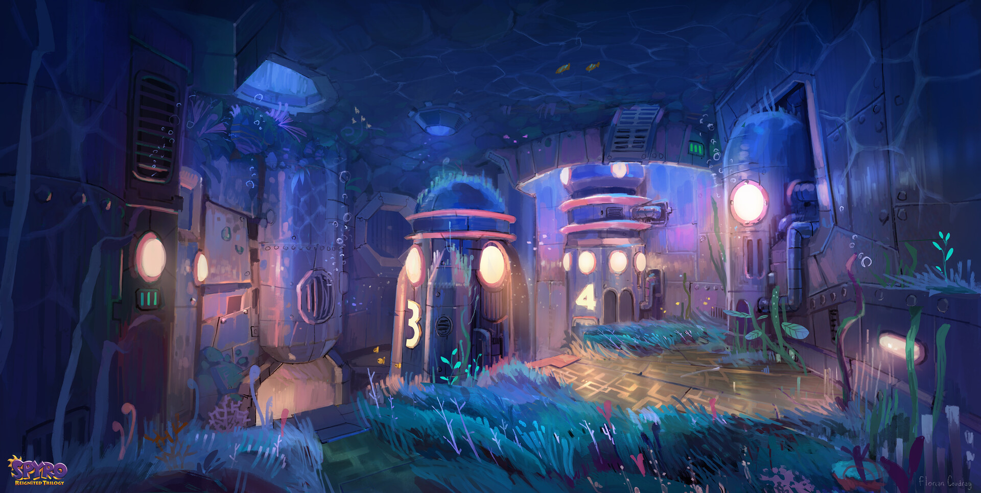 Florian Coudray Portfolio - Spyro Reignited Trilogy - Aquaria Towers