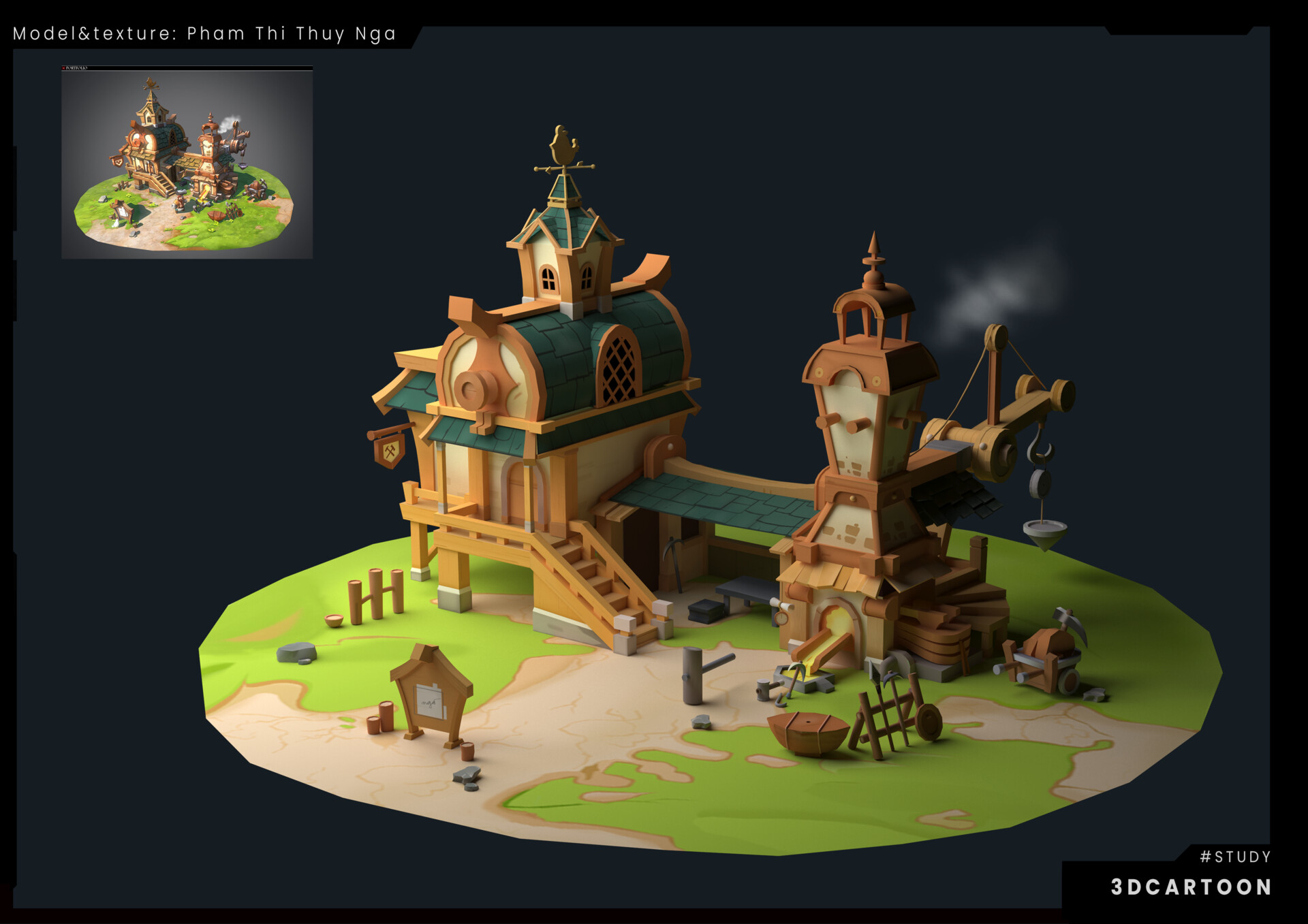 ArtStation - 3D CARTOON #STUDY