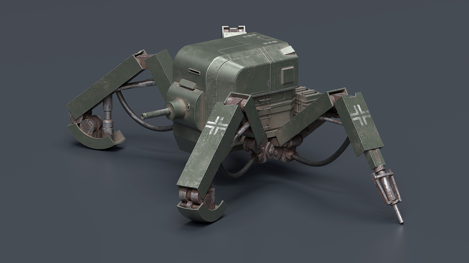 ArtStation - German Walker Tank