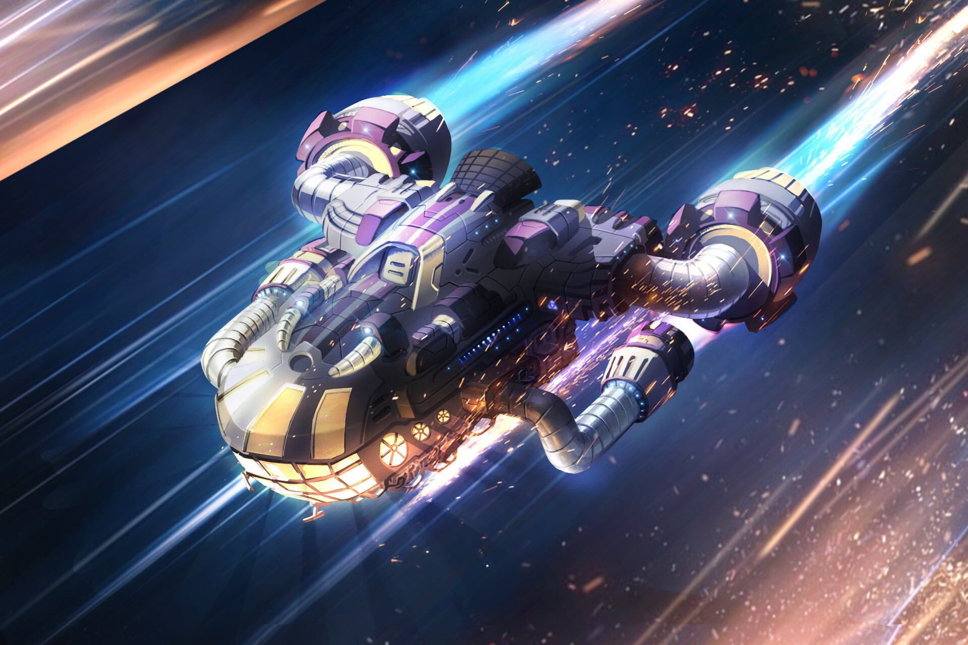 ArtStation - Spaceship designs